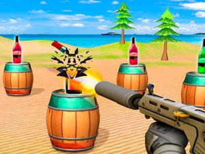 3D Bottle Shooter game play free online
