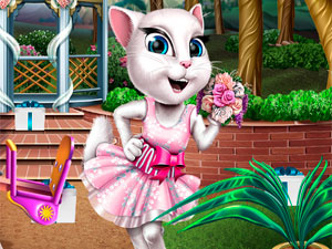 My Talking Angela online games, talking cat Angela game free