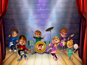 Alvin Music Match game play free online