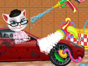 Angela Car Cleaning game play free online