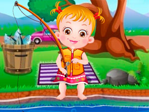 Baby Hazel Fishing Time game play free online