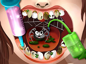 Dentist games online, play teeth surgery games free, braces games
