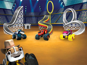 Blaze and the Monster Machines: Super Shape Stunt Puzzles game play ...