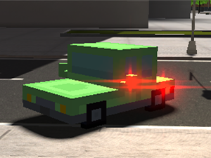 Blocky cars in real world game play free online