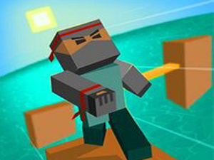 Blocky Parkour Ninja game play free online
