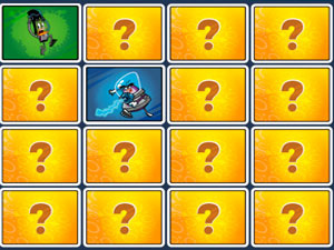 Chuck Chicken Memory Match game play free online