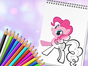Lindo libro para colorear de pony Juega gratis en línea