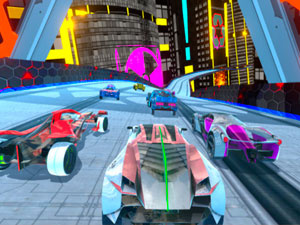 Cyber Cars Punk Racing game play free online