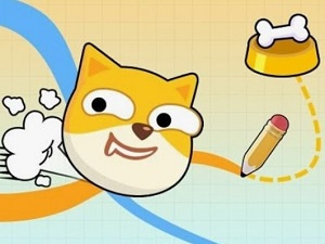 Doge Rush Draw Home Puzzle game play free online