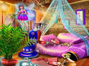 Cleaning games online, play house, room clean up games free