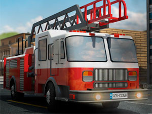 Fire Truck Dash 3D Parking game play free online