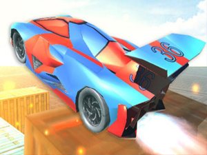 Fly car stunt 2 game play free online