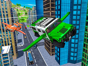 Flying Car Extreme Simulator game play free online