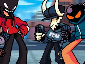 FNF: AGOTI, Tabi, Ruv Sings Whitty Definitive Edition game play free online