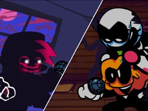 FNF: Corruption Dark Road vs Spooky Kids game play free online