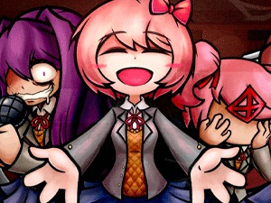 FNF: Doki Doki Takeover! - Bad Ending game play free online