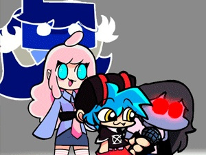 FNF: FanGirls Trouble (Cloud, Sky, Meri, Beepie Sing Triple Trouble ...