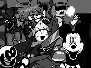 FNF: Happy but Everyone Takes Turn Singing game play free online