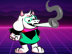 FNF: Ralsei with a fat blunt game play free online