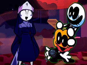 FNF: (Skid & Pump and Taki Sings Crucify) mod game play free online