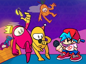 FNF v.s Fall Guys [Ultimate Funkout] (Vs Fall Guy) game play free online