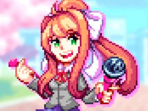 FNF vs Monika (DDLC) Semana completa reiniciada Juega gratis en línea