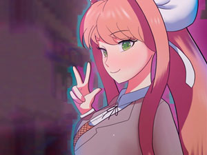 FNF’ VS Monika HD (Rebooted) Game game play free online