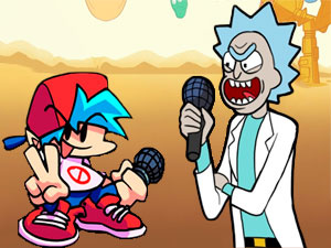 FNF vs Rick Sanchez (Rick and Morty) game play free online