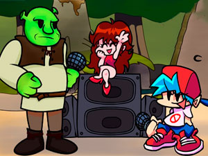FNF Vs Shrek oyununu ücretsiz çevrimiçi oyna