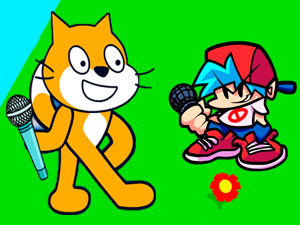 (Friday Night Funkin) VS Scratch Gato 'FNF Juega gratis en línea