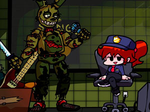 Friday Night Funkin’ vs. Springtrap [Funky Frights] game play free online