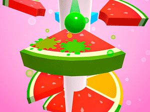 Fruit Helix Jump game play free online