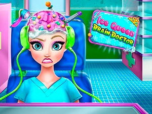 Ice Queen Brain Doctor game play free online