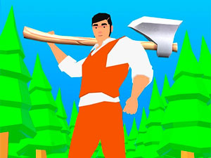 Idle Lumberjack 3D online game play free online
