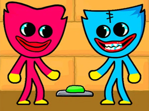 Kissy Missy and Huggy Wuggy game play free online