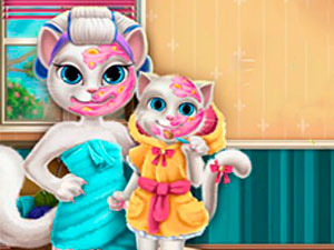 My Talking Angela jogos online, gato falando Angela jogo grátis