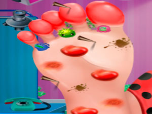 Ladybug Foot Surgery game play free online