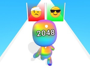 Man Runner 2048 game play free online