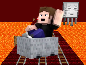 Minecraft Nether Dash game play free online