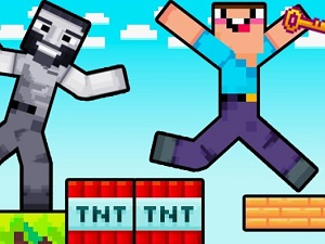 Noob Gigachad: Desafío de trucos de parkour Juega gratis en línea