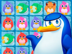 Penguin Match 3 game play free online
