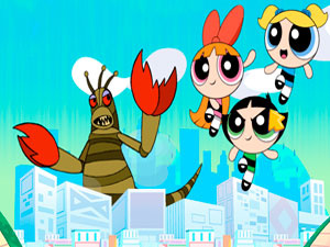 Powerpuff Girls Panic in Townsville game play free online