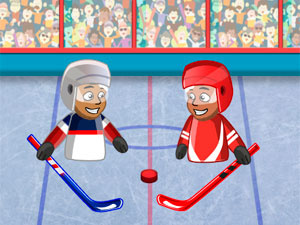 Puppet Hockey Battle game play free online