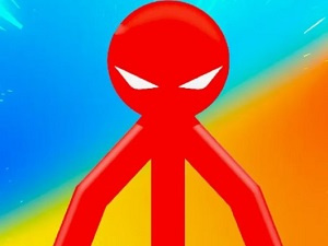 Red Stickman vs Monster School 2 game play free online