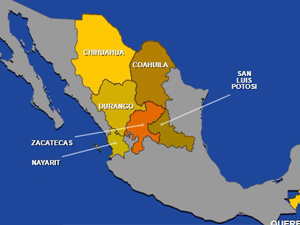 Scatty Maps Mexico game play free online