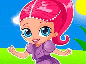 Shimmer Princess Jump game play free online