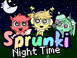 Sprunki: Night Time Modded game play free online