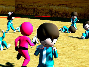Squid Game Crowd Game game play free online