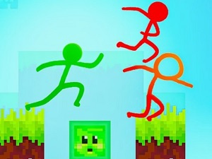 Stickman Parkour 2: Lucky Block game play free online
