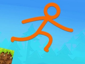 Stickman Parkour Skyland game play free online